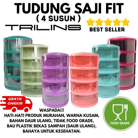 Jual Tudung Saji 4 Susun Lebih Tebal Food Grade Tempat Penyimpanan