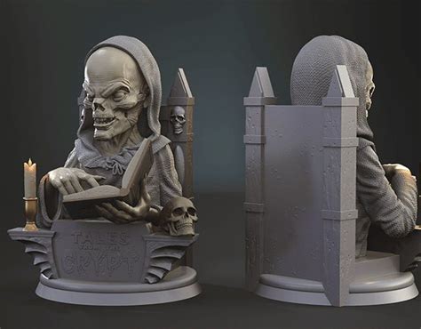 Crypt Keeper Bust 3d Print Stl Files Stl3dprinter