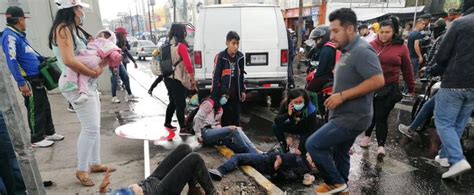 Camioneta arrolló a seis personas en Iztapalapa una mujer falleció y otra perdió la pierna