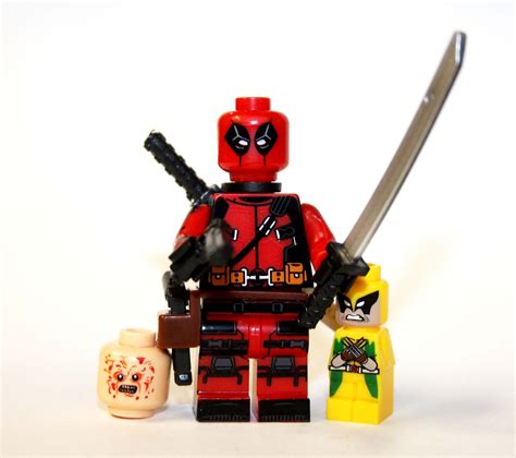 Deadpool Marvel V3 With Mini Wolverine Minifigure Minifigureoutlet