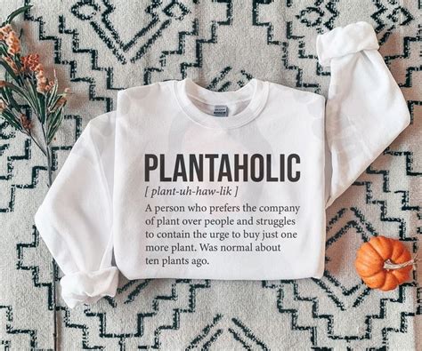 Plantaholic Definition Funny Plant Lover Svg Png Plant Mom Svg Crazy