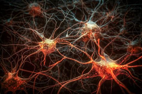 Ai Generative Neuronal Network Stock Illustration Illustration Of
