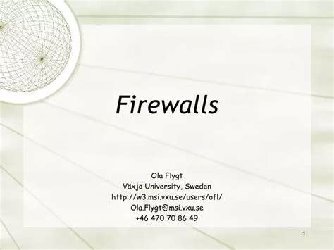 PPT Firewalls PowerPoint Presentation Free Download ID