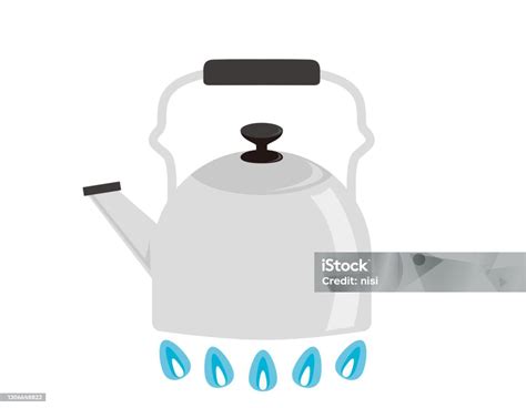 水壺的向量插圖廚具向量圖形及更多可愛圖片 可愛 圖示 室內 Istock