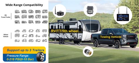 bt7 tpms 4 sensors 1080p wireless backup camera system with integrated tpms