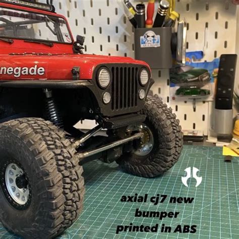 🏕️ Axial Scx10 Iii Cj7 Stubby Bumper・ Stl File For 3d Printing・cults