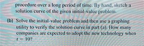 Solved Logistic Equation 1 The Number N T Of Supermarkets
