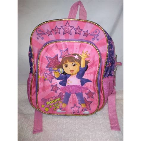 Nickelodeon Accessories Nickelodeon Dora Backpack Pink Purple Good Condition 3d Skirt Poshmark