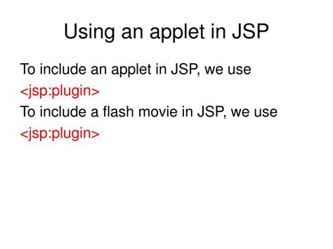 ppt using jsp directive powerpoint presentation free download id