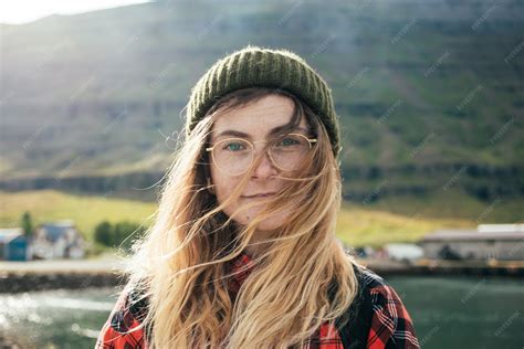 Free Photo Portrait Of Beautiful Authentic Scandinavian Woman