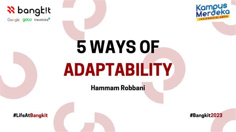 5 Ways Of Adaptibility