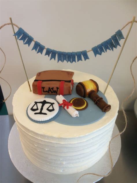 Happy Birthday Cake For A Lawyer Theflourpotca Lawyer Cake