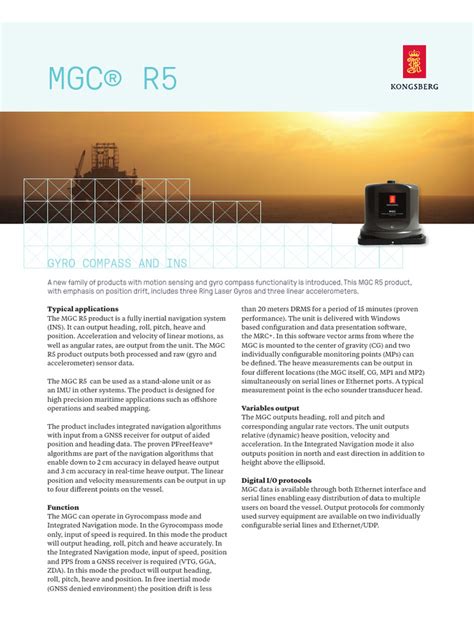 datasheet mgc r5 pdf inertial navigation system computer engineering