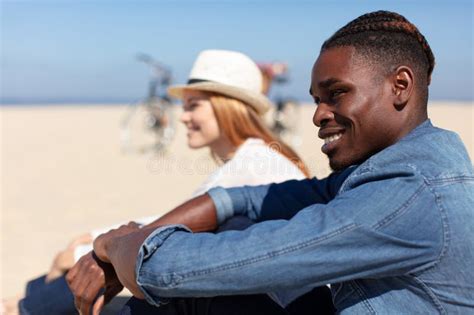 Couple In Love On Beach Stock Image Image Of City Style 296369497