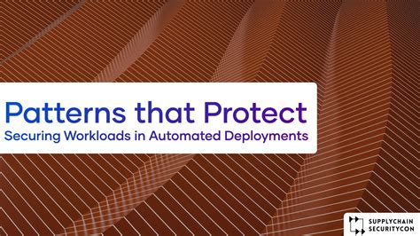 patterns that protect speaker deck