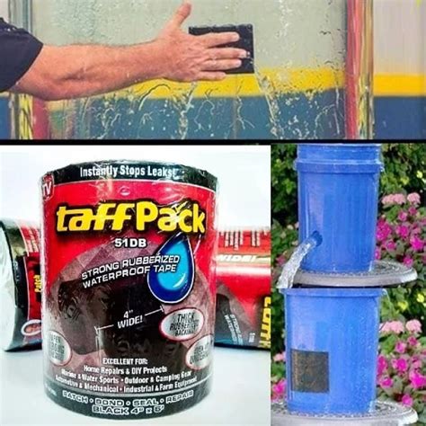 Jual Lakban Khusus Anti Bocor Air Taffpack Tape Anti Leak 10x152cm Isolasi Perekat Pipa Talang