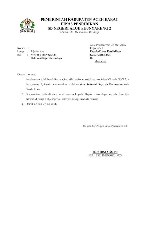 Contoh Surat Izin Rekreasi Ke Dinas Dan Cara Membuatnya My Xxx Hot Girl
