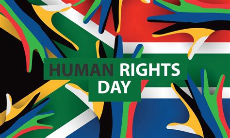 South Africa Human Rights Day March 21 For Greeting Card Poster