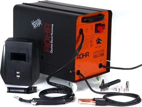 Röhr Mig 150r Mig Welder Inverter Gas Flux 150 Amp Stepless Feed Mig