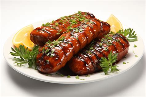 Delicious Grilled Pork Ribs In BBQ Sauce Graphic By Saydurf Creative