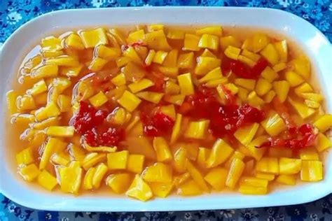 Cara Membuat Asinan Buah Nangka Pedas Manis Asam Jadi Satu Dijamin