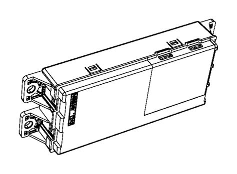 Jeep Compass Module Telematics Instrument Panel Parts 68391555AB