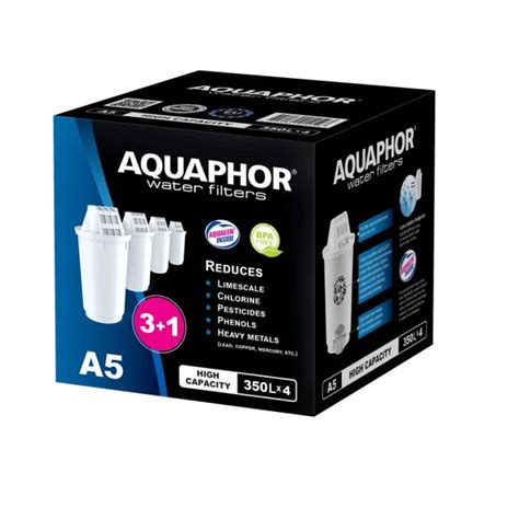 Комплект филтри за вода Aquaphor Модел A5m 4 броя Emag Bg