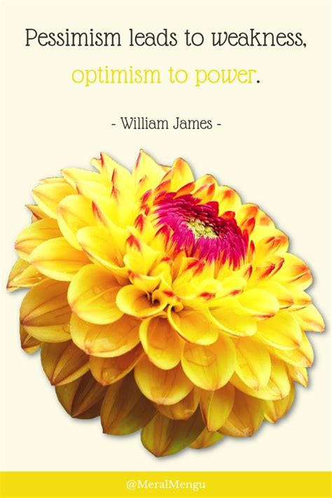 Pessimism Leads To Weakness Optimism To Power Quote By William