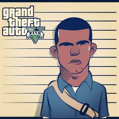 Imagen Gta V Fan Art Franklin Clinton Sketchpng Grand Theft Auto