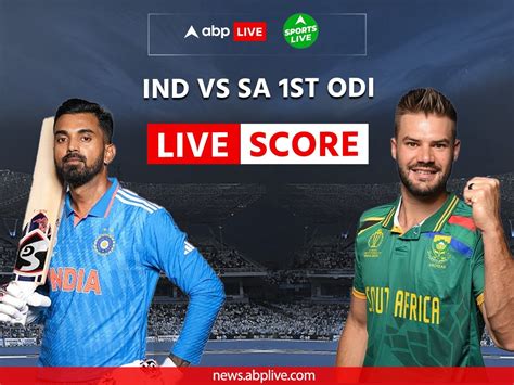 Ind Vs Sa 1st Odi Score Live Updates India Vs South Africa 1st Odi