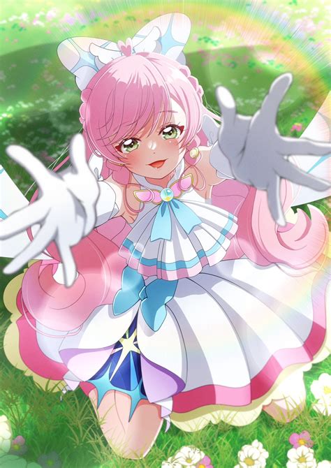 Nijigaoka Mashiro And Cure Prism Precure And 1 More Drawn By Mymo0527