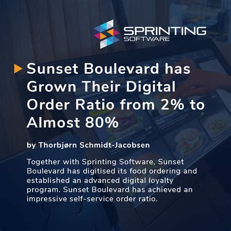 Sunset Boulevard Case Sprinting Software