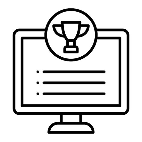 Premium Vector Hackathon Line Illustration