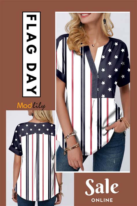 Curved Hem Split Neck Short Sleeve Blouse Trendy Tops For Women