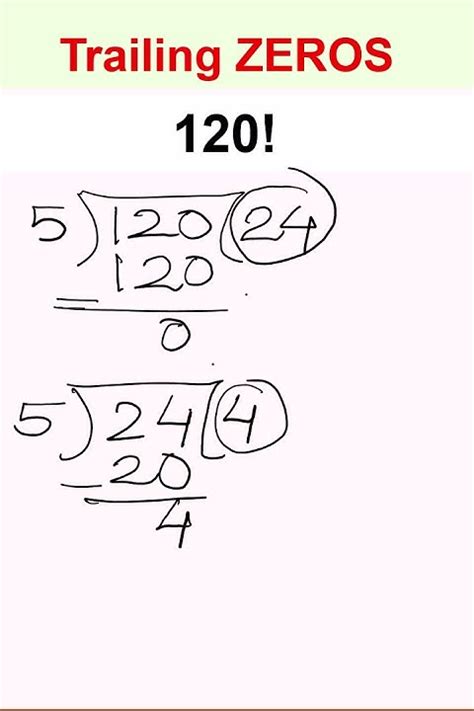 Total Number Of Trailing Zeros In Factorial Short Math Algebra Youtube