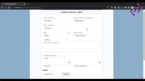 free download cab booking system project in php with source code and