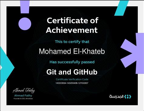 Mohamed El Khateb On Linkedin Glad To Share That Ive Finished Git
