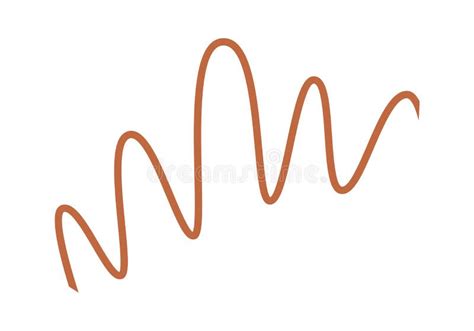 Floral Abstraction Design Flat Icon Decorative Line Stock Vector