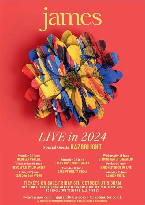 James Tour 2024 Tickets Rosy Waneta
