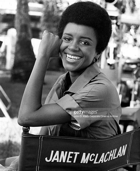 Janet Mclachlan Beautiful Smile Women Black Hollywood American Actress