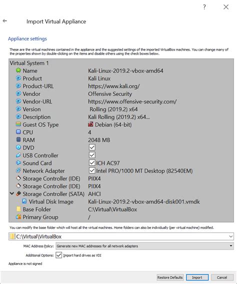 Network Mirron While Installing Kali Linux Virtualbox Acabattle