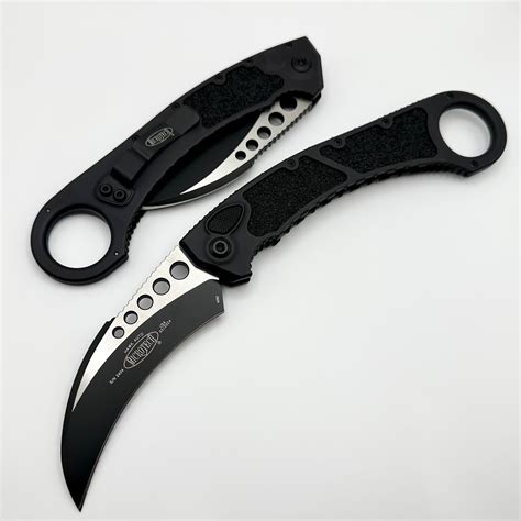 Microtech Hawk Karambit Tactical Black Auto 266 1t