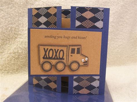Handcrafted Sending You Hugs And Kisses Greeting Card