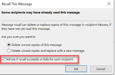 How To Recall An Email In Outlook