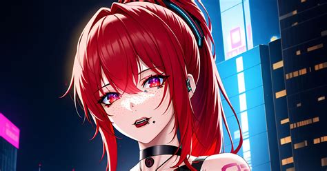 Redhead Allison Cyberpunk Lewdwaifusbyaiのイラスト Pixiv