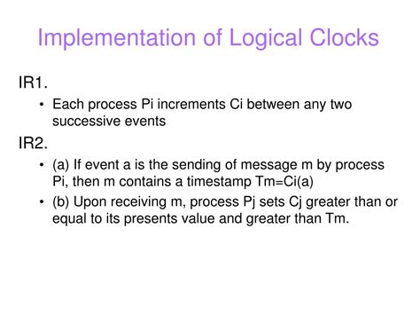 ppt ordering of events in distributed systems powerpoint presentation