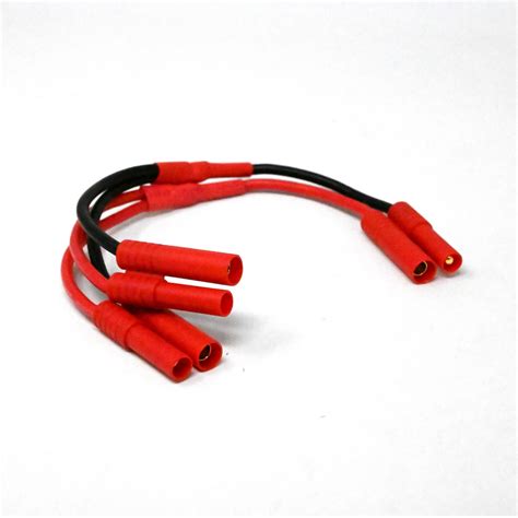 Safeconnect Hxt 4mm In Parallel Battery Adapter Cable 2 Esc Side 1