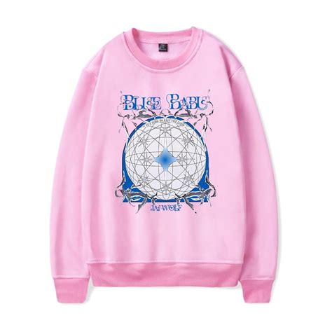 Jai Wolf Merch Blue Babu Era Crewncek Sweatshirt Merch Casual