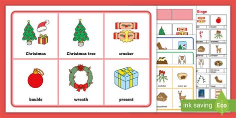 Twinkl Symbols Christmas Bingo Teacher Made Twinkl