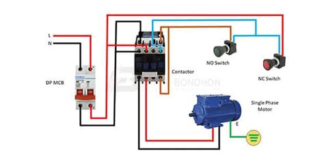 Single Phase Electric Motor Connection Earth Bondhon